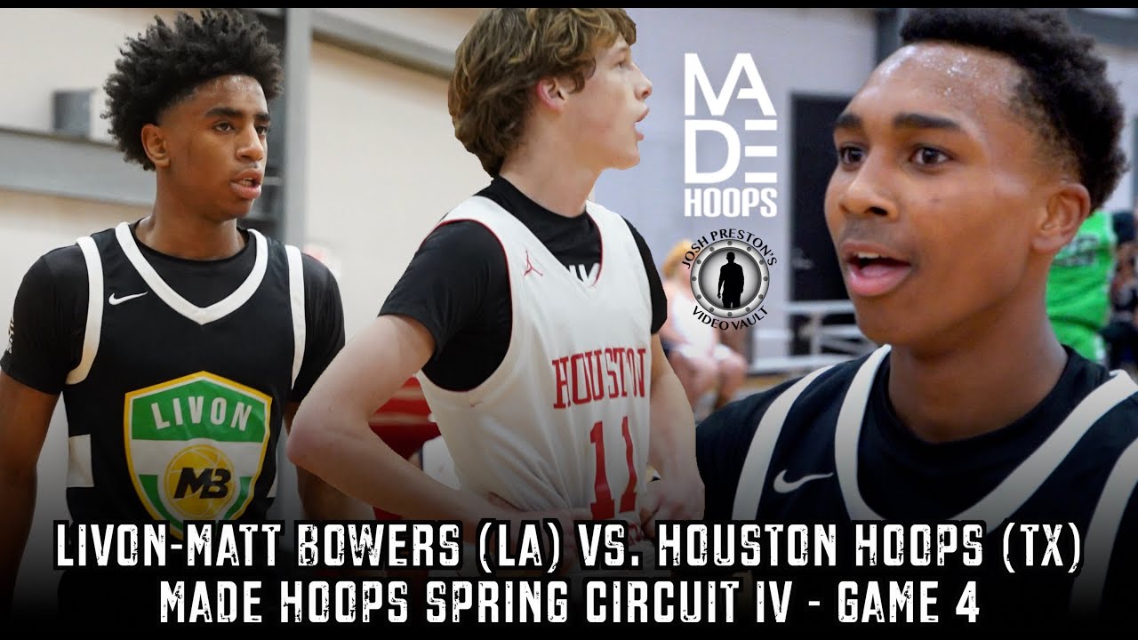 LivOn-Matt Bowers 2027 vs. Houston Hoops | Top Louisiana 8th-graders ...