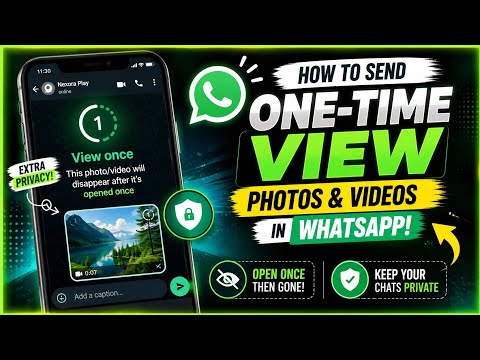 How To Send One-Time View Photos & Videos on WhatsApp (2026) | View Once Feature