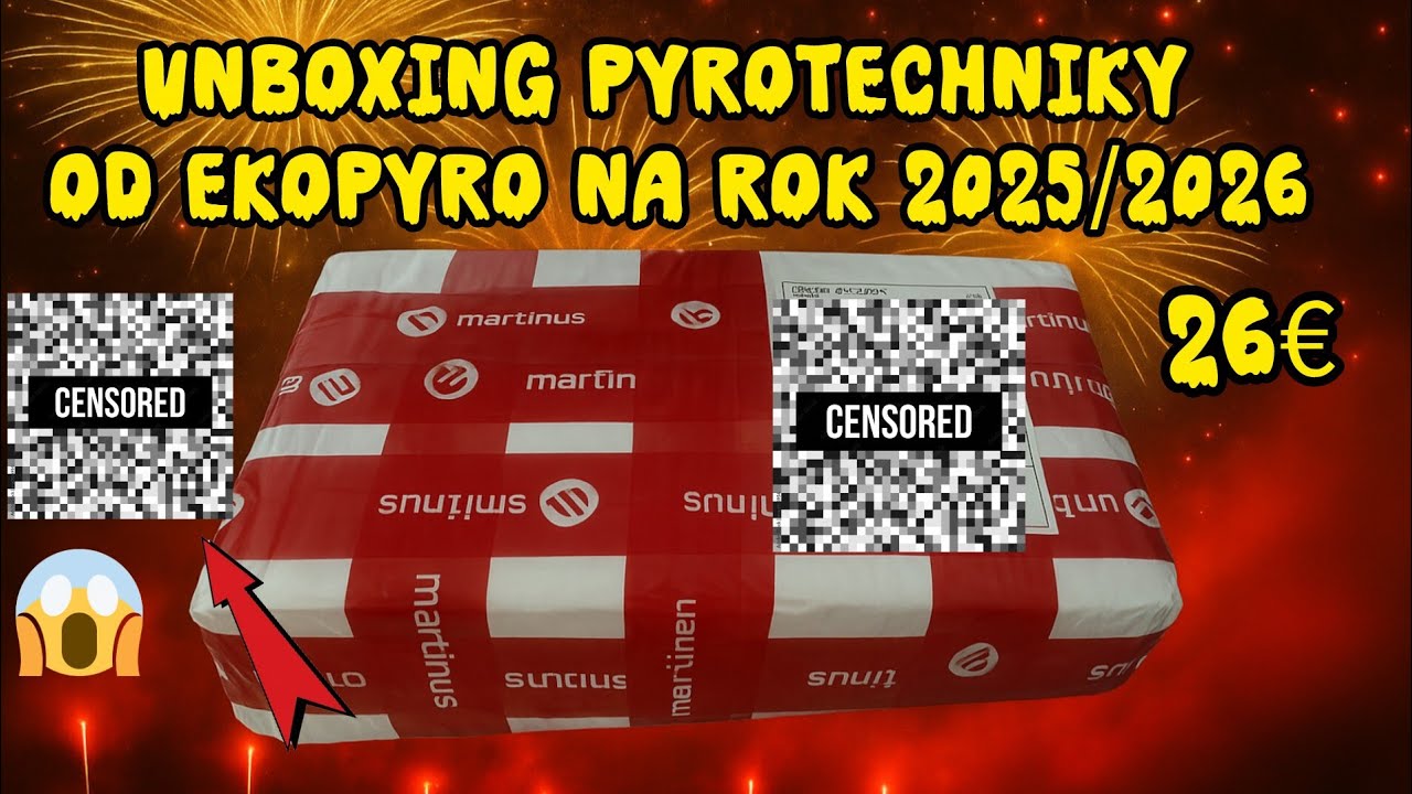 UNBOXING PYROTECHNIKY OD EKOPYRO NA ROK 2025/2026 ZA 26€ 🤯💥💣🧨🔥 - YouTube