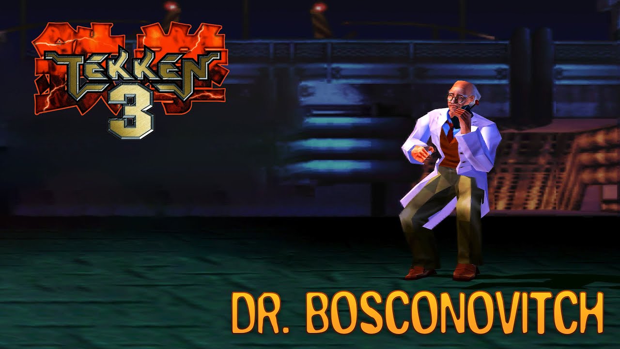 Tekken 3 Arcade Mode - Dr. Bosconovitch 4K - YouTube