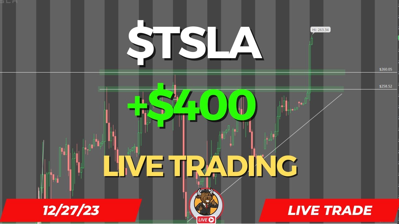 TSLA 12/27 Live Trade - YouTube