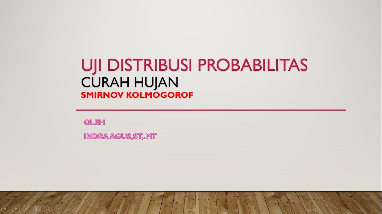 UJI DISTRIBUSI PROBABILITAS METODE GUMBEL DENGAN CARA SMIRNOV ...