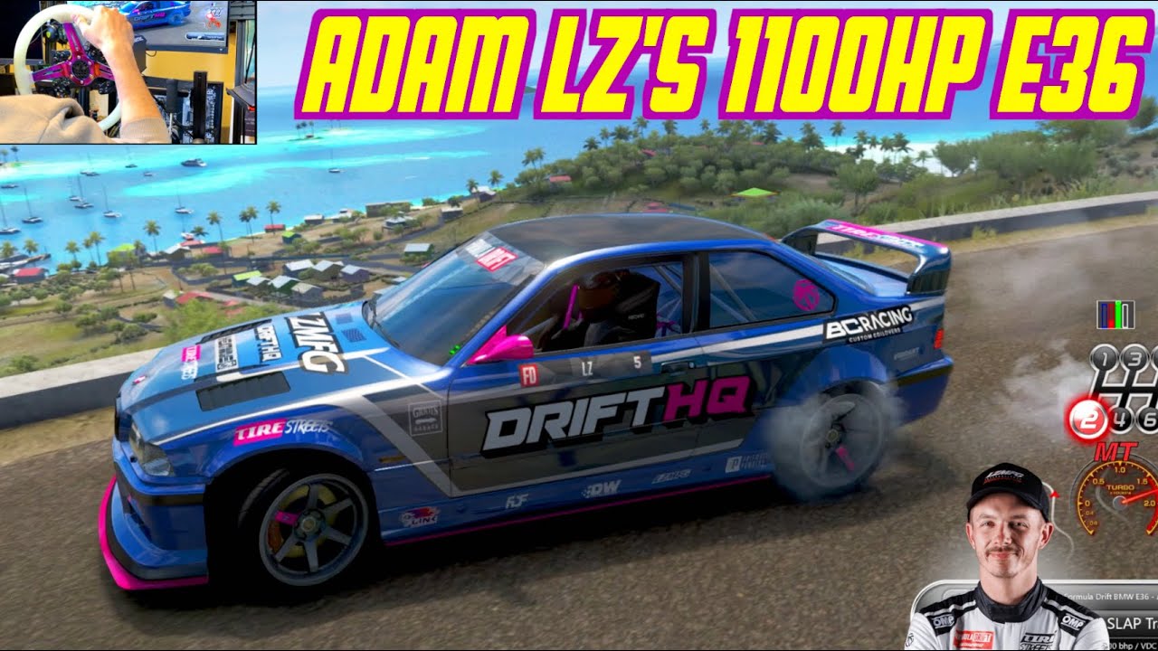 ADAM LZs NEW 1100hp FD Drift HQ E36 vs FREEROAM 40km Traffic Island ...