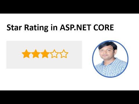 Star Rating in ASP.NET CORE - YouTube