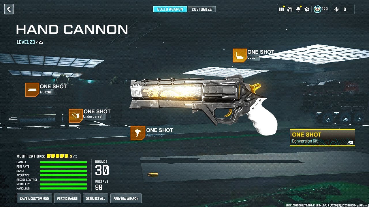 the SECRET HAND CANNON in Warzone! (ONE SHOT) - YouTube