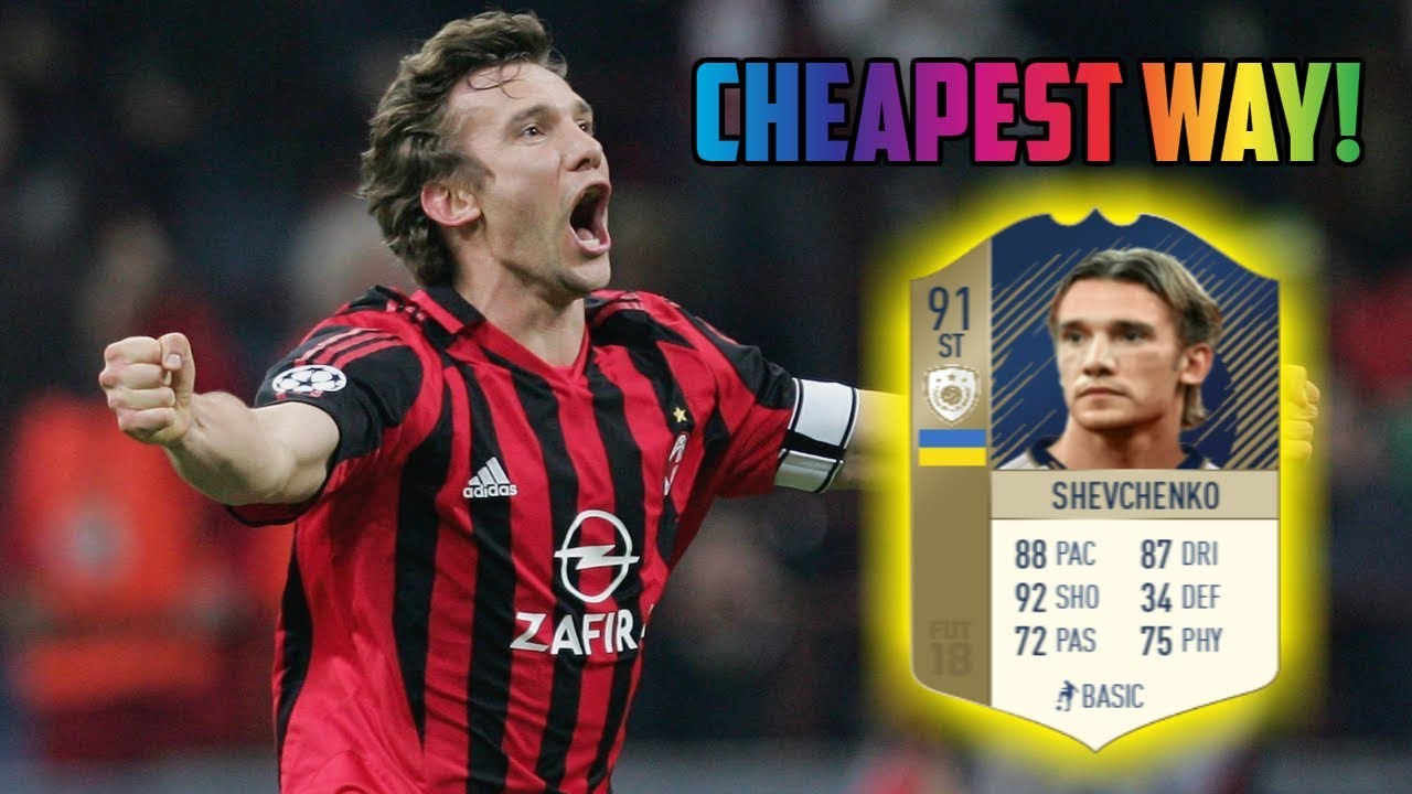 ANDRIY SHEVCHENKO PRIME ICON SBC COMPLETE CHEAPEST WAY! SHEVCHENKO ICON ...