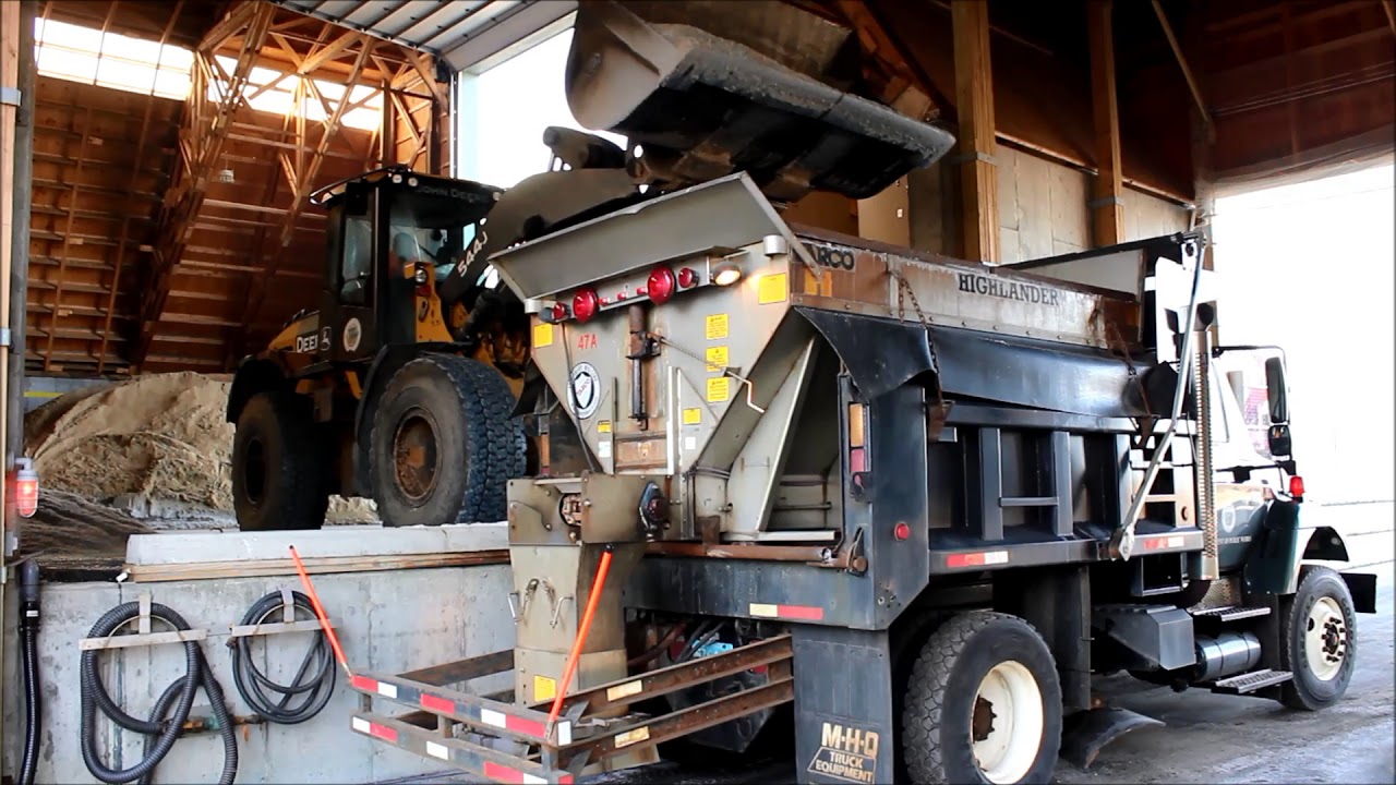 Needham DPW - Pre-treatment Preparation - Snow & Ice - YouTube