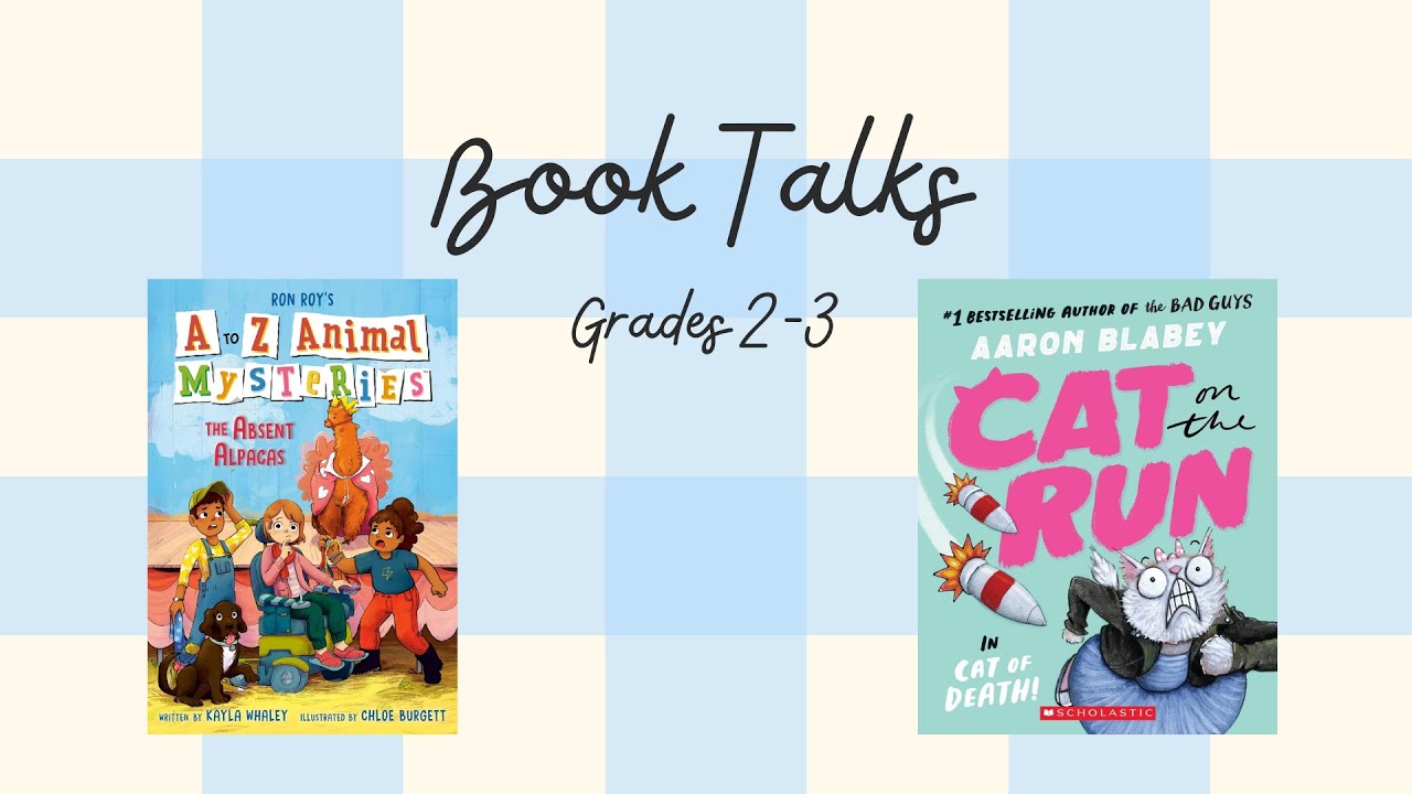 November Book Talks: Grades 2-3 - YouTube