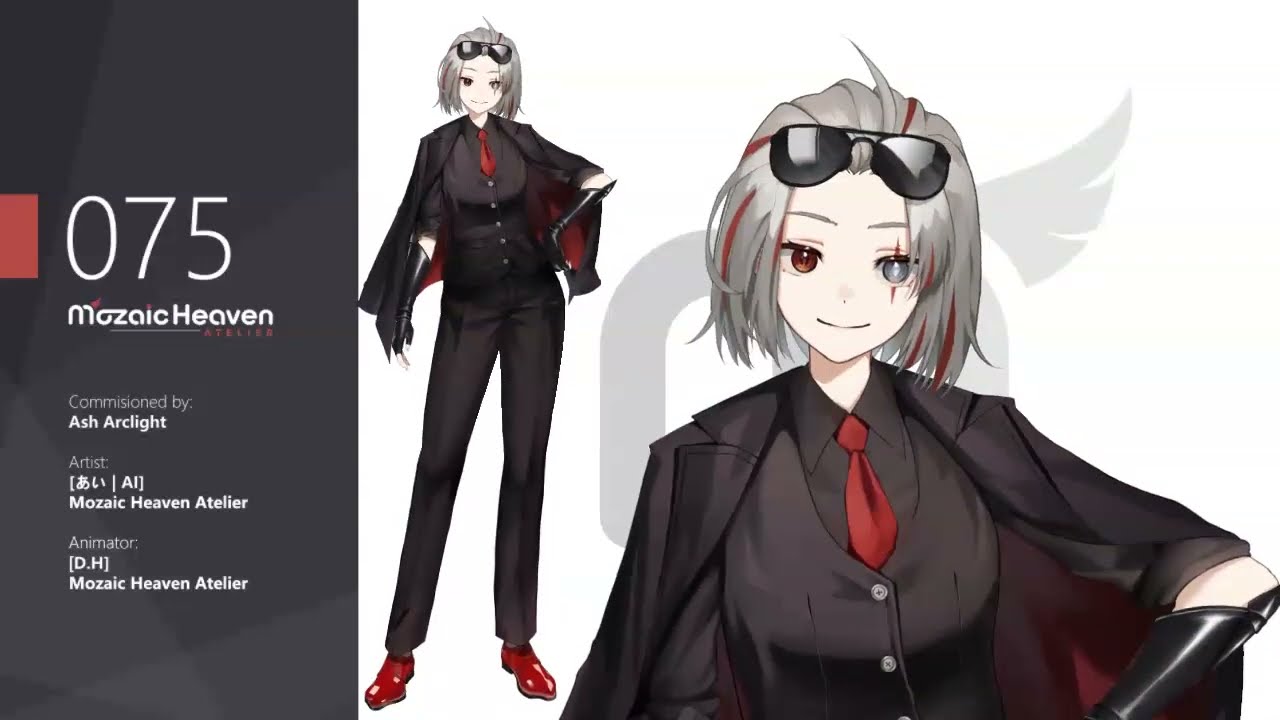 【VTuber】Ash Arclight 【Live2D Showcase】 - YouTube