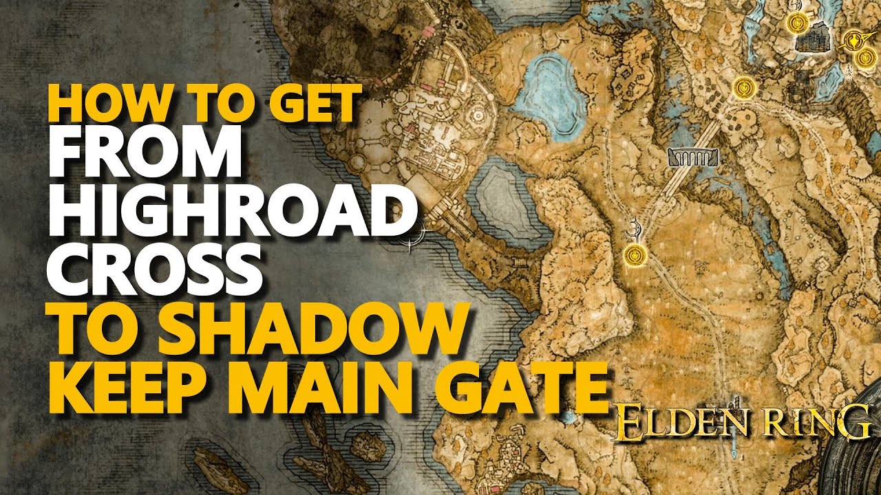 From Highroad Cross to Shadow Keep Main Gate Elden Ring - YouTube