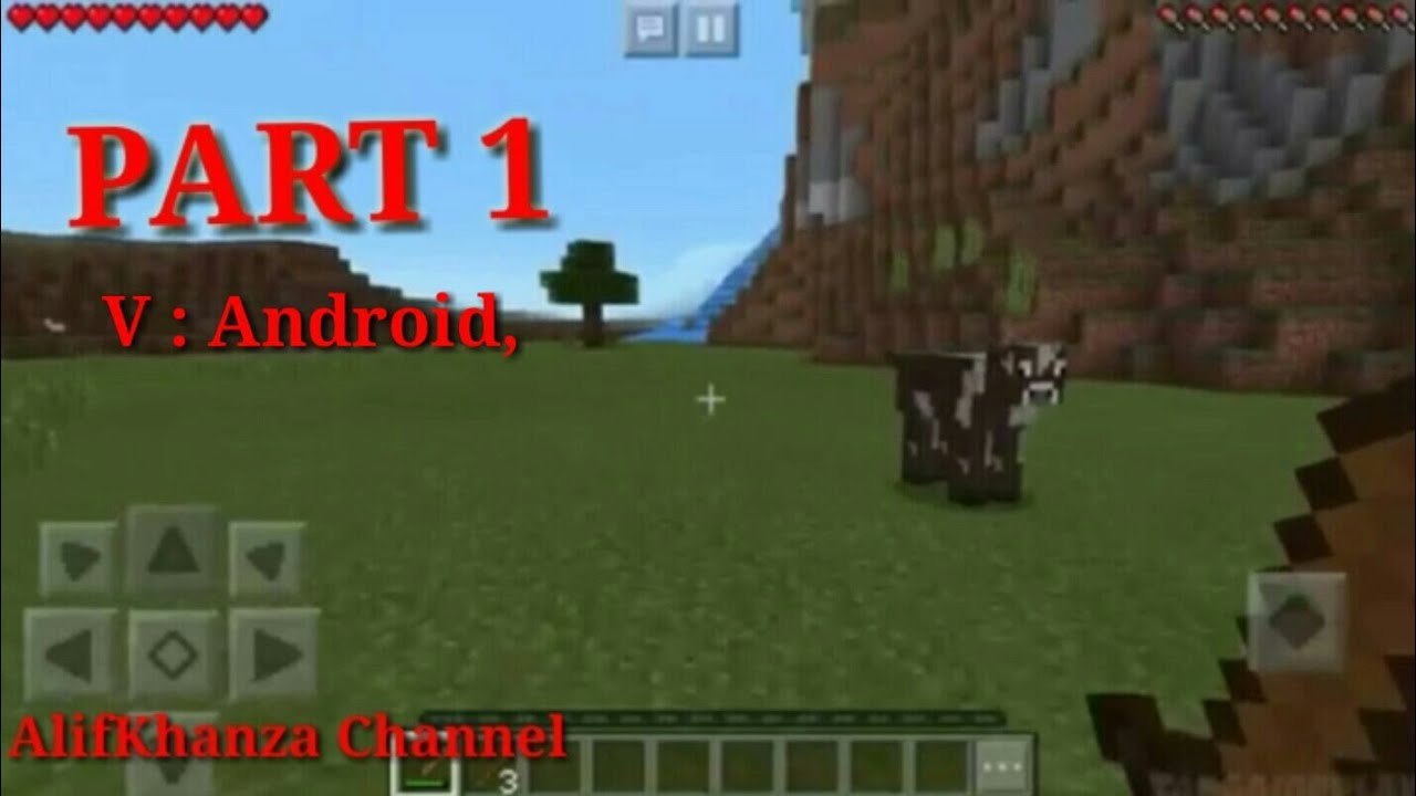 Minecraft : Gameplay walkthrough Part 1 - Edition pocket - YouTube