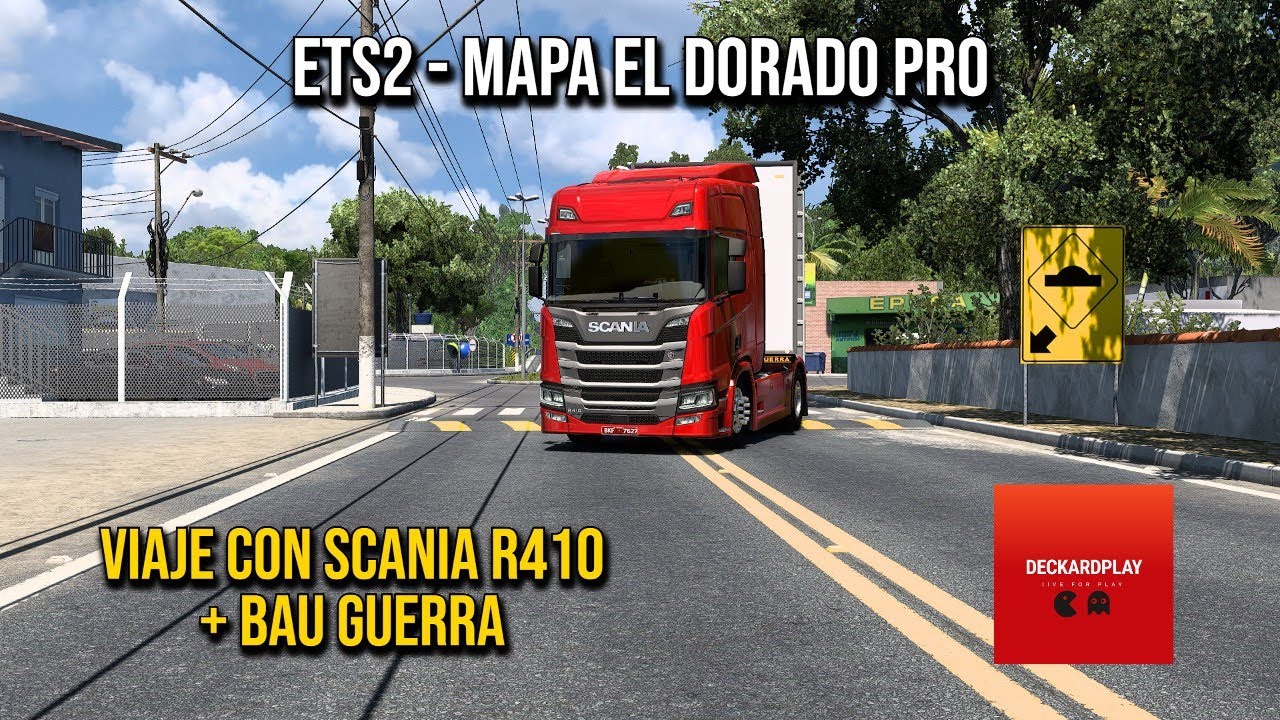 Mapa El Dorado Pro BRASIL - ETS2 - SCANIA R410 + BAU GUERRA - YouTube