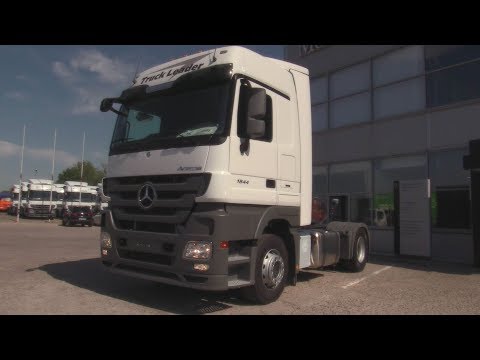 2018 Mercedes-Benz Actros 1844 LS 4X2 Truck Leader. Start Up, Engine, and In Depth Tour.