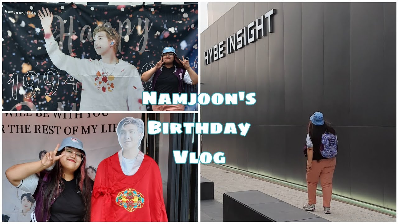 [Namjooning] Namjoon's Birthday Vlog | BTS RM's Birthday Cafés in Seoul ...