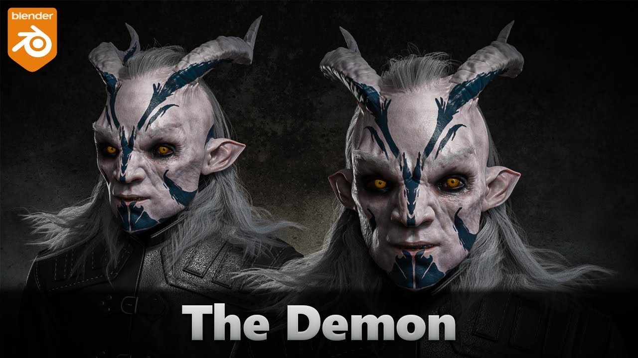 Sculpting in Blender 3.3 || 50 - The Demon - YouTube