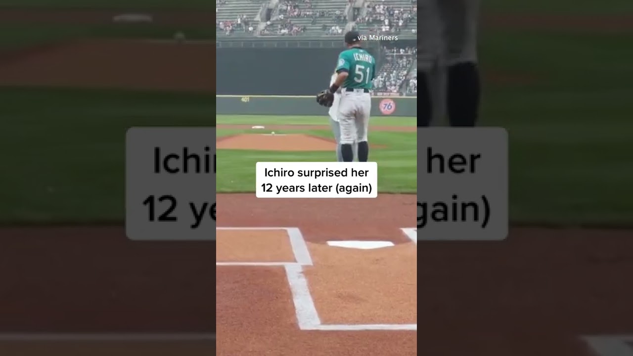 “Ichiro Girl” returned to throw out the first pitch 12 years after she ...