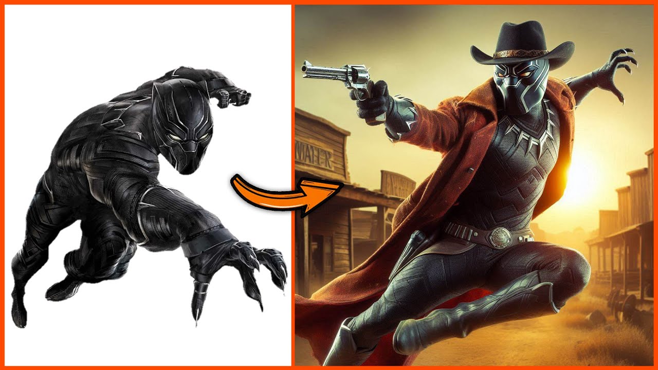 AVENGERS But COWBOY 🔥 All Characters 🔥 (Marvel & DC) 2024💥 - YouTube