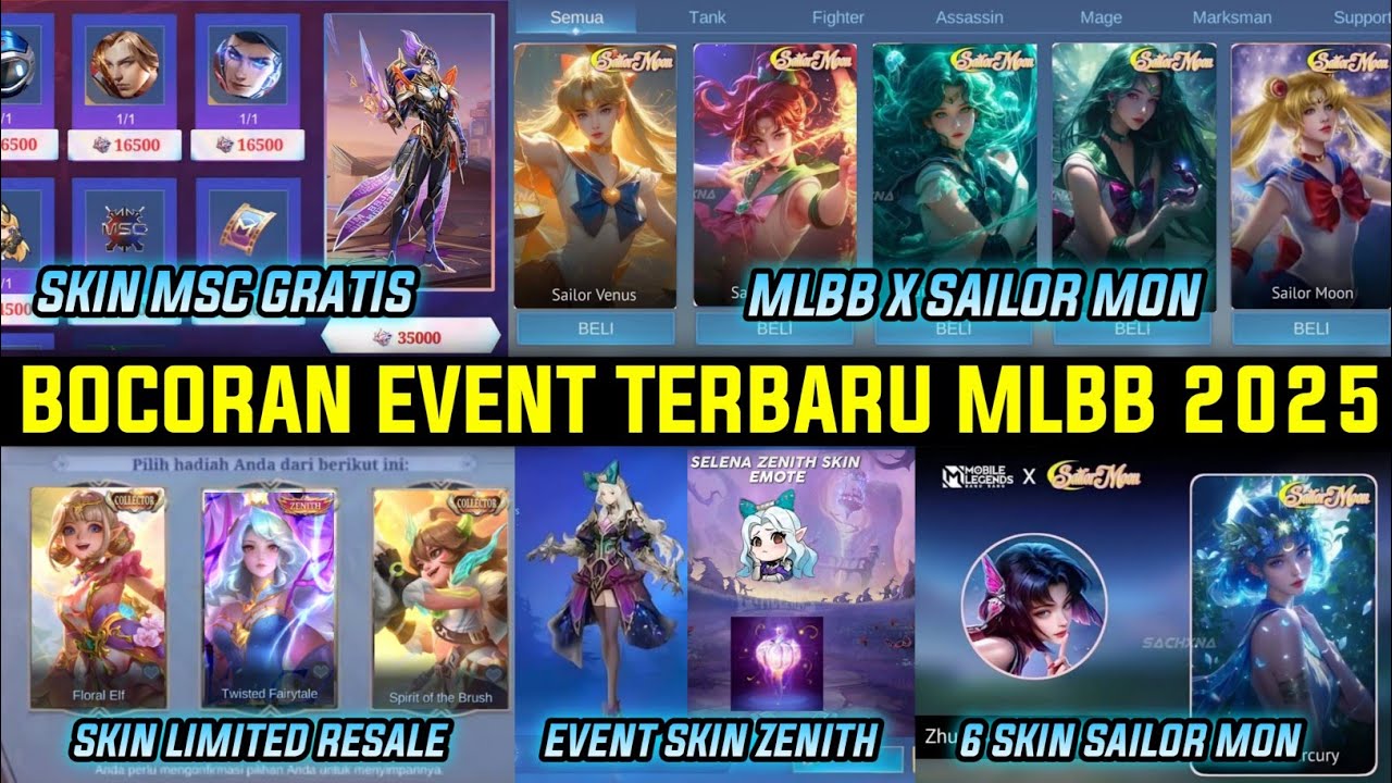 BOCORAN EVENT MLBB X SAILOR MON, KLAIM SKIN MSC GRATIS, SKIN VEXANA ...