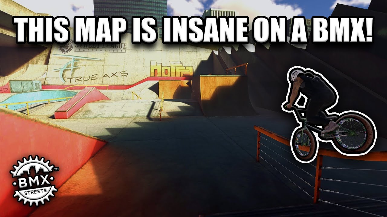 Riding a BMX On This True Skate Classic Map!! - YouTube