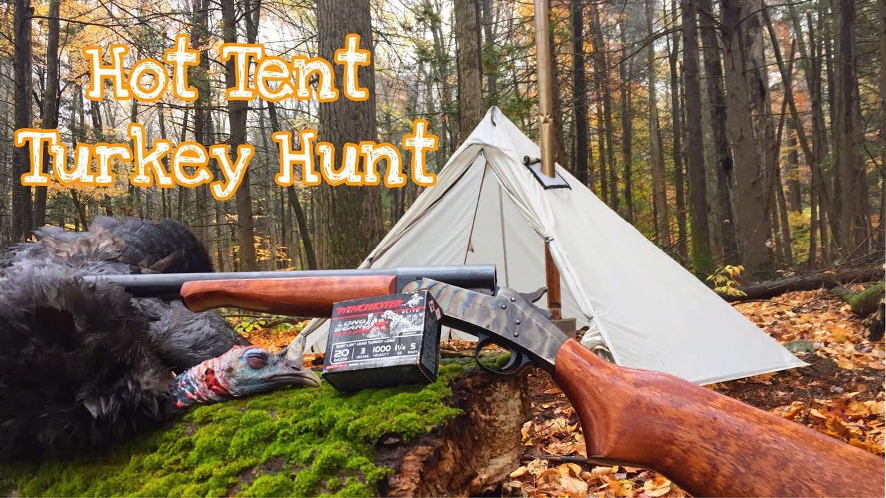 Hot Tent Turkey Hunt - YouTube