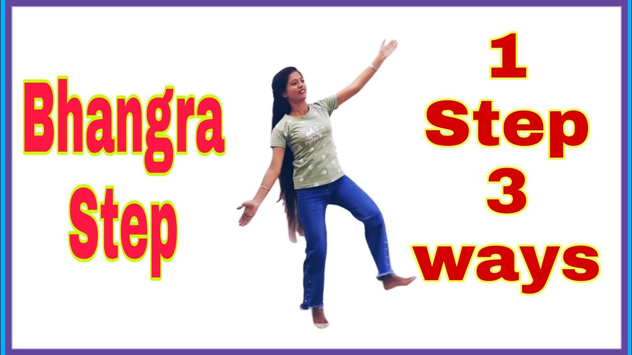 Elegant Bhangra Step | 1 Step 3 ways | Bhangra Step for all # ...