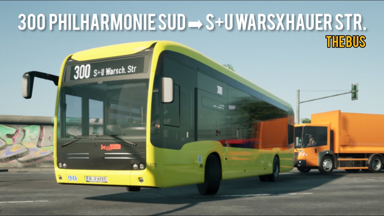 [The Bus] Route 300 From Philharmonie Sud to S+U Warsxhauer Str. 4K ...