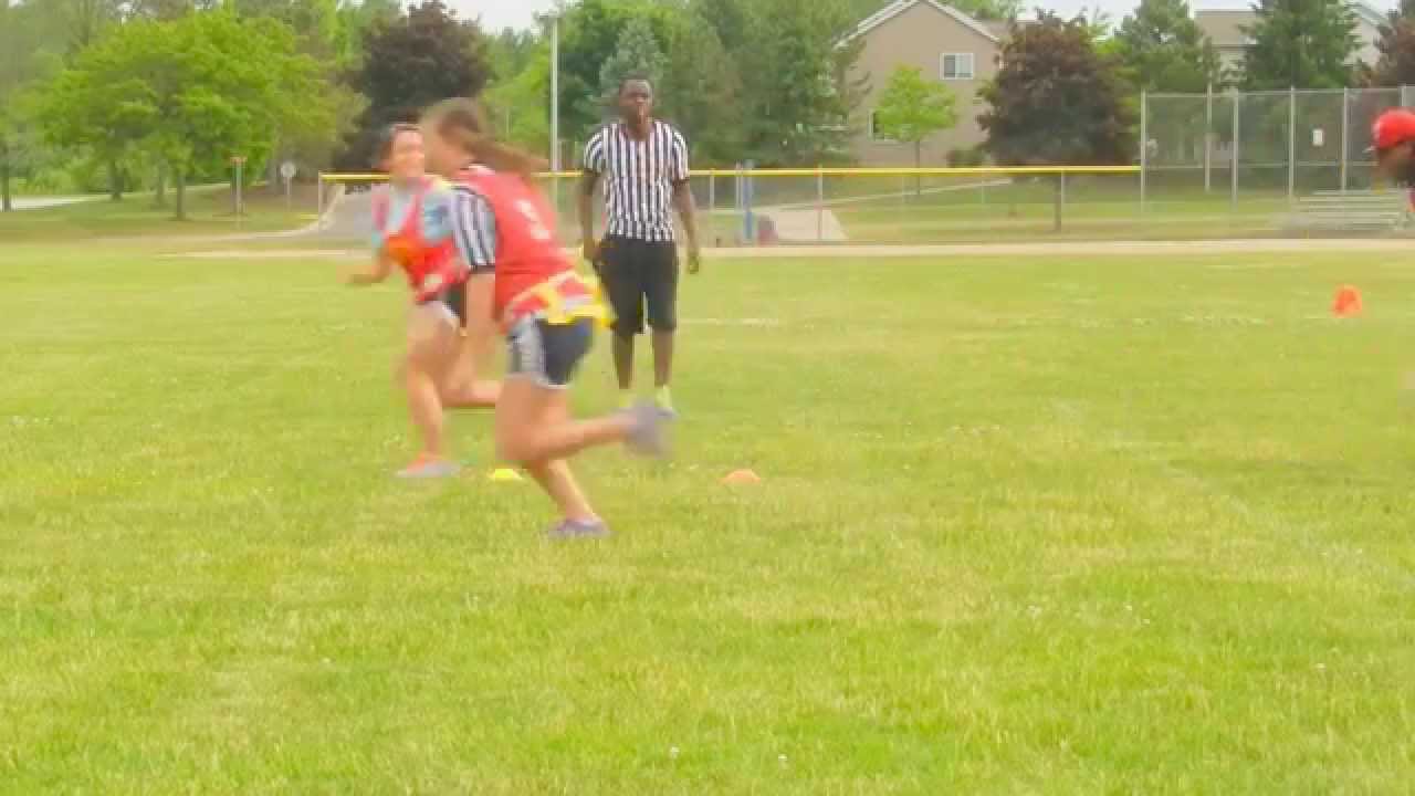 Encroachment- Flag Football Training - YouTube