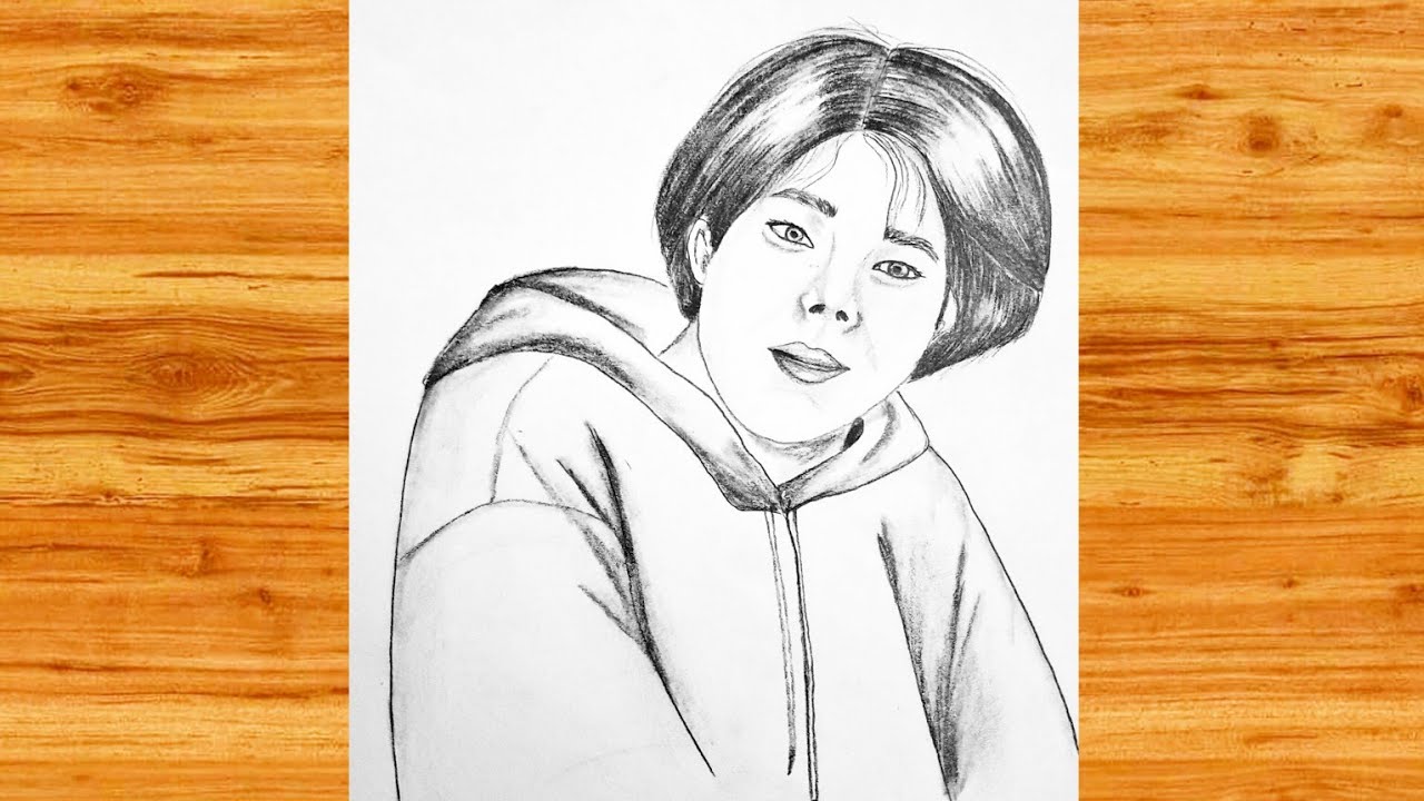how to draw jimin_bts step by step:drawing tutorial - YouTube