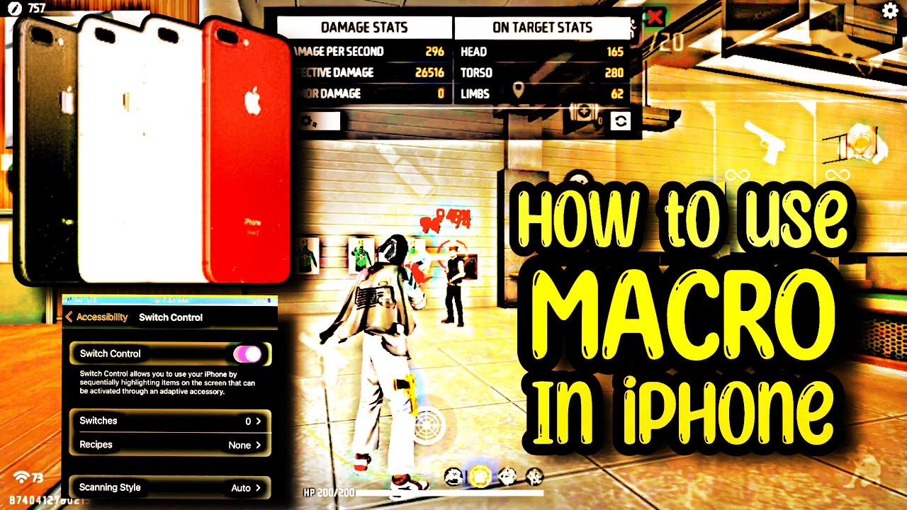 HOW TO ON MACRO IN IPHONE FOR FREE FIRE | 100% ANTIBAN | ffh4x SCRIPT ...