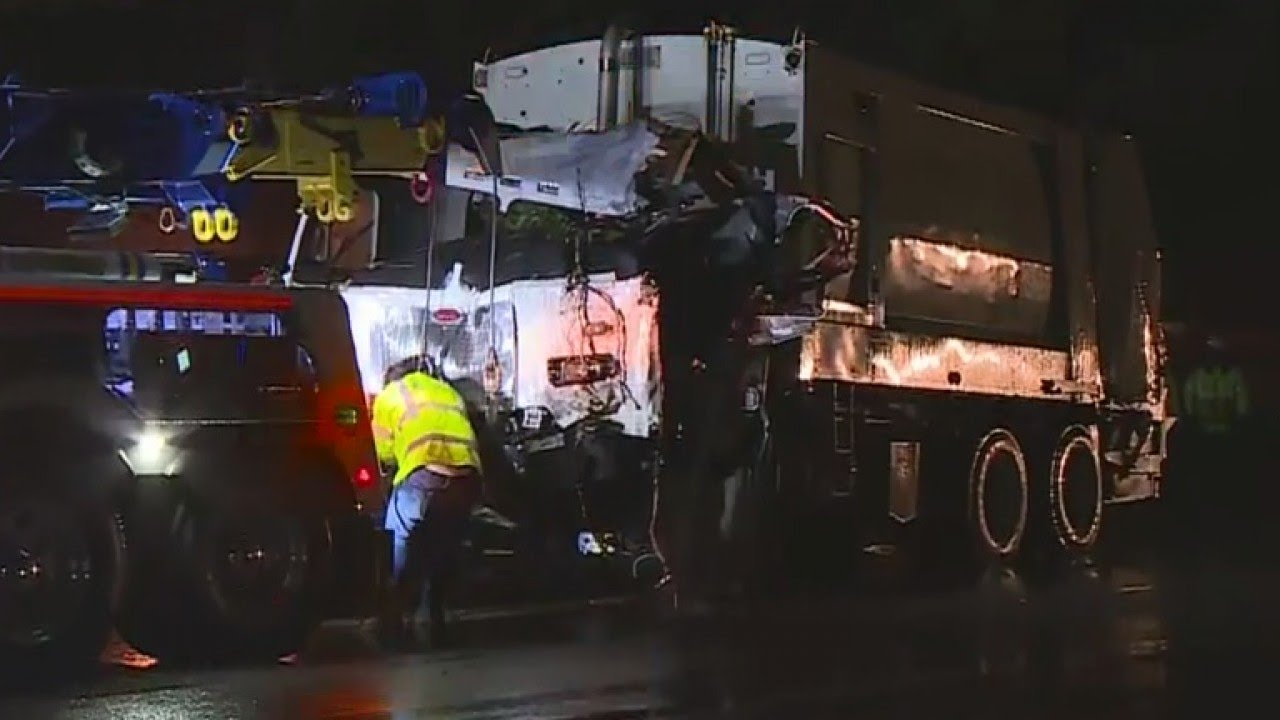 City Employee Killed In Garbage Truck Crash - YouTube
