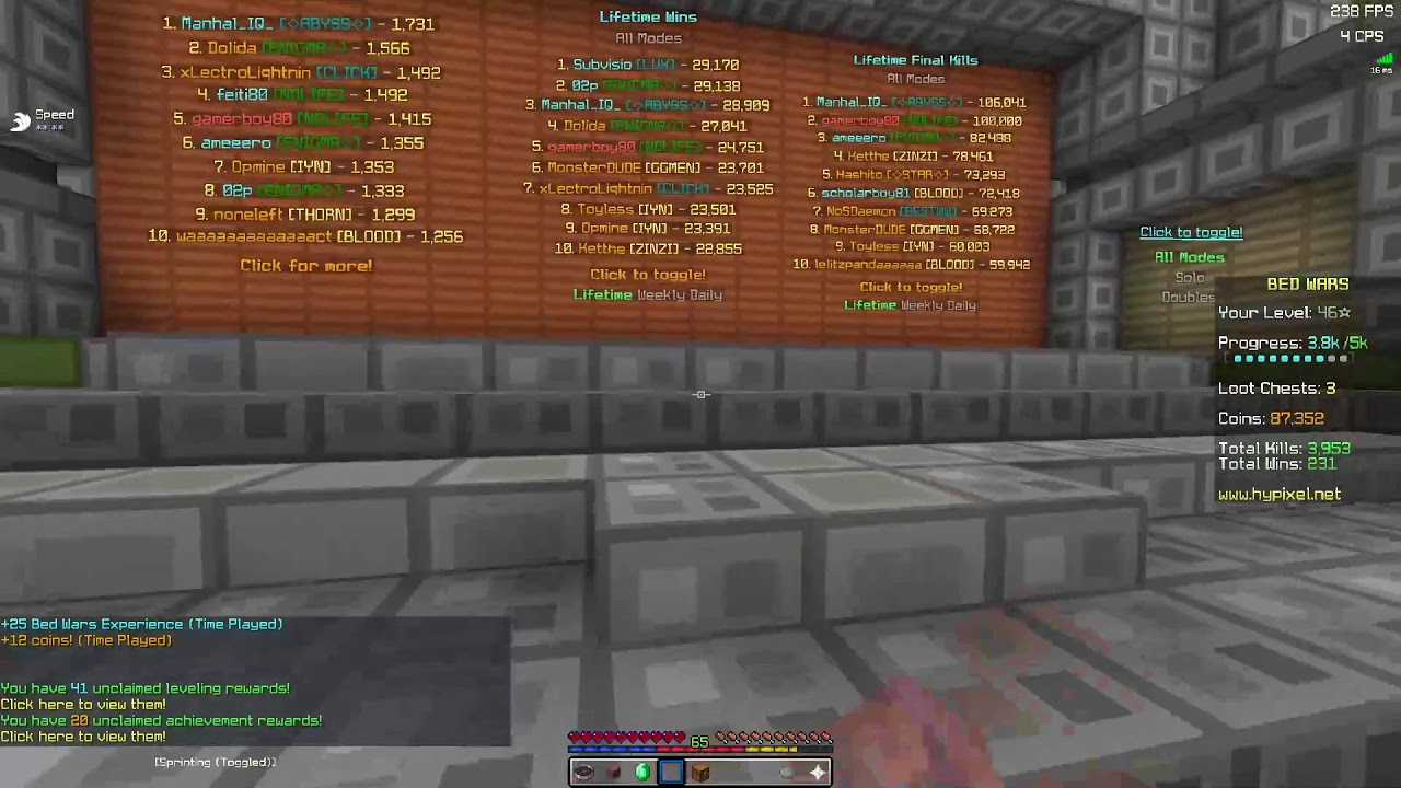 [Hypixel] Bedwars ! Let's go on the leaderboard ! - YouTube