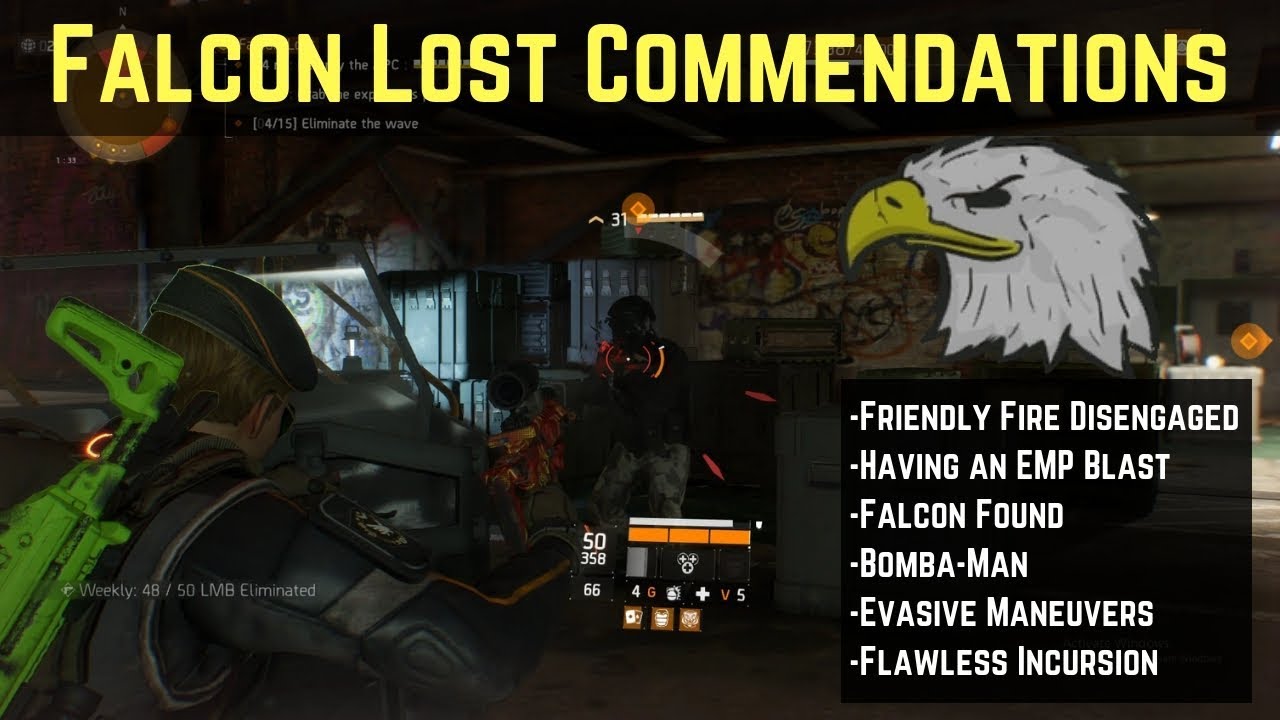 The Division Falcon Lost Commendations (Falconeer Patch)! - YouTube