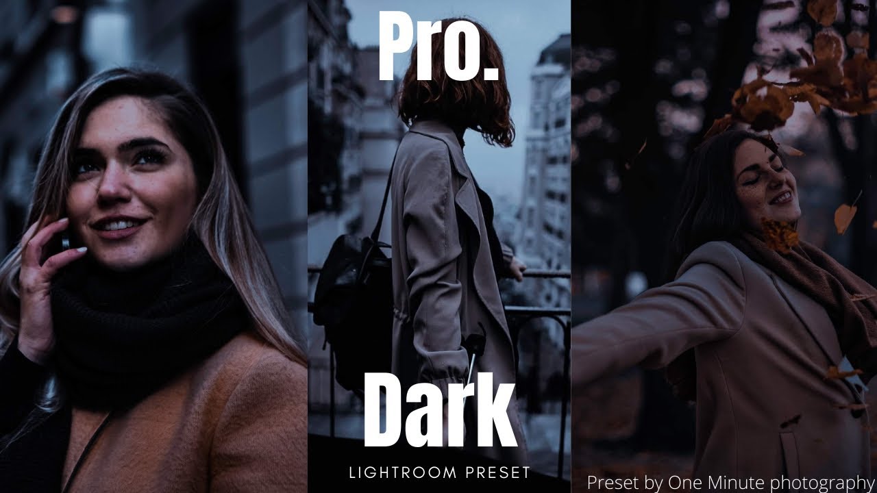 How to Edit Dark tone(professional) in lightroom 2022 - YouTube