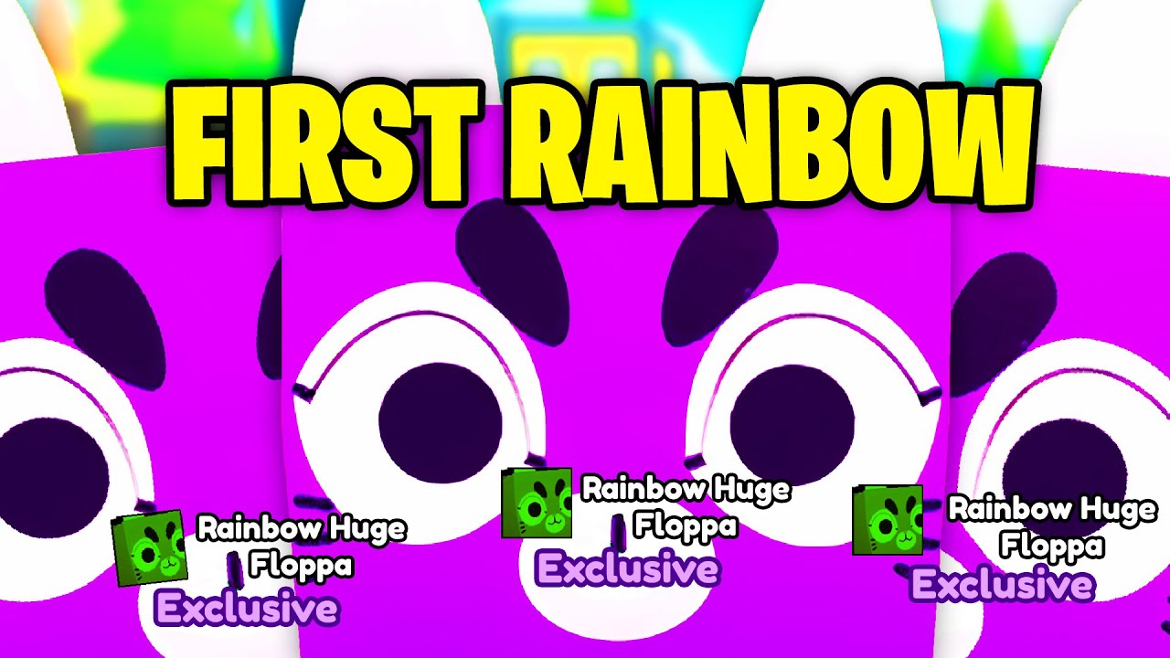 I Hatched RAINBOW HUGE FLOPPA in the NEW UPDATE! (Pet Simulator X ...