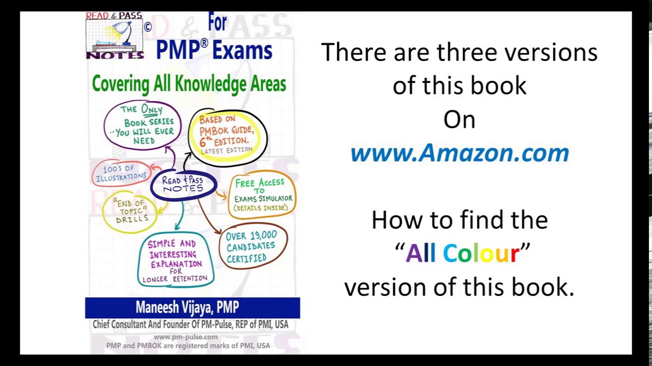 How to find the best PMP Book in Full Color on Amazon.com - YouTube