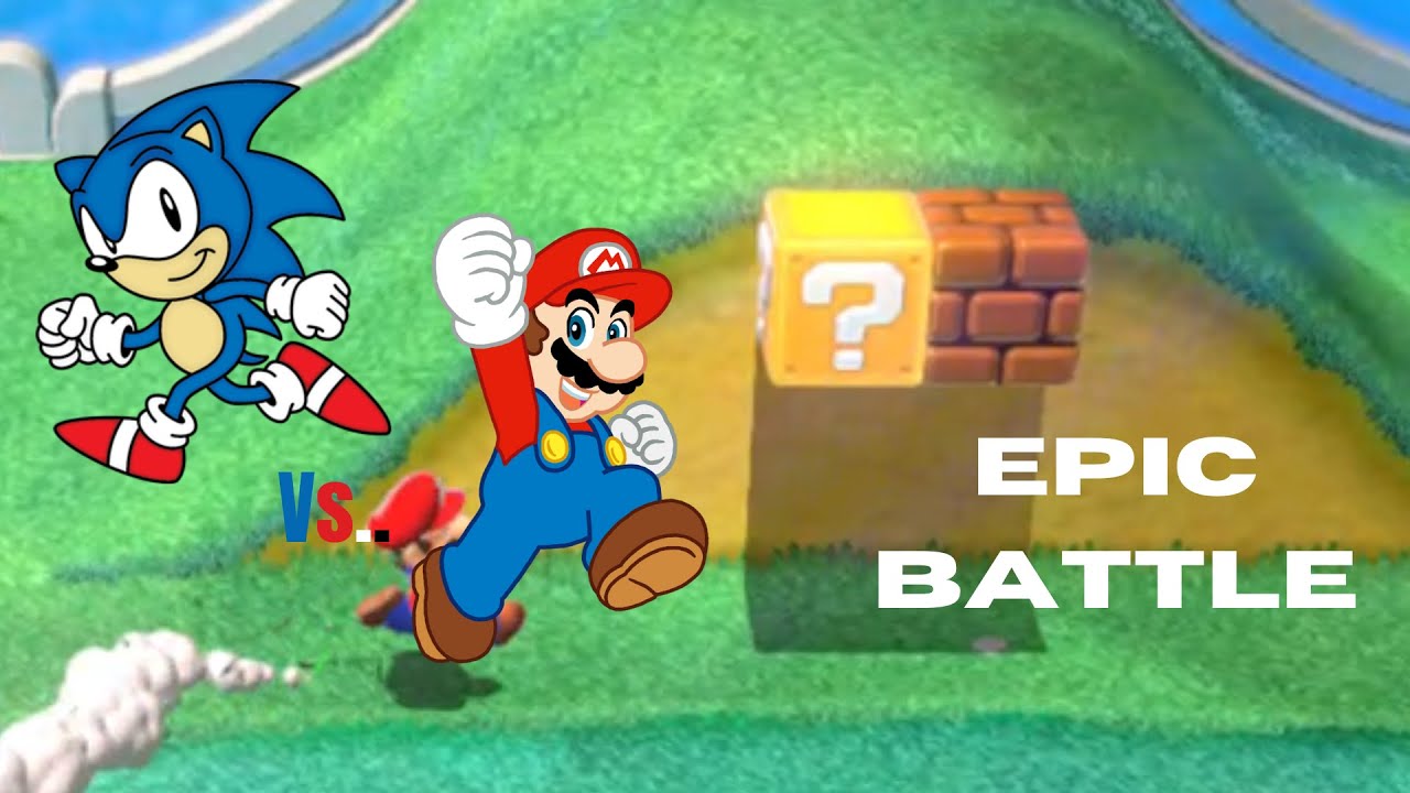 Mario Vs. Sonic Epic Battle | HD 720p | Who is better?? - YouTube