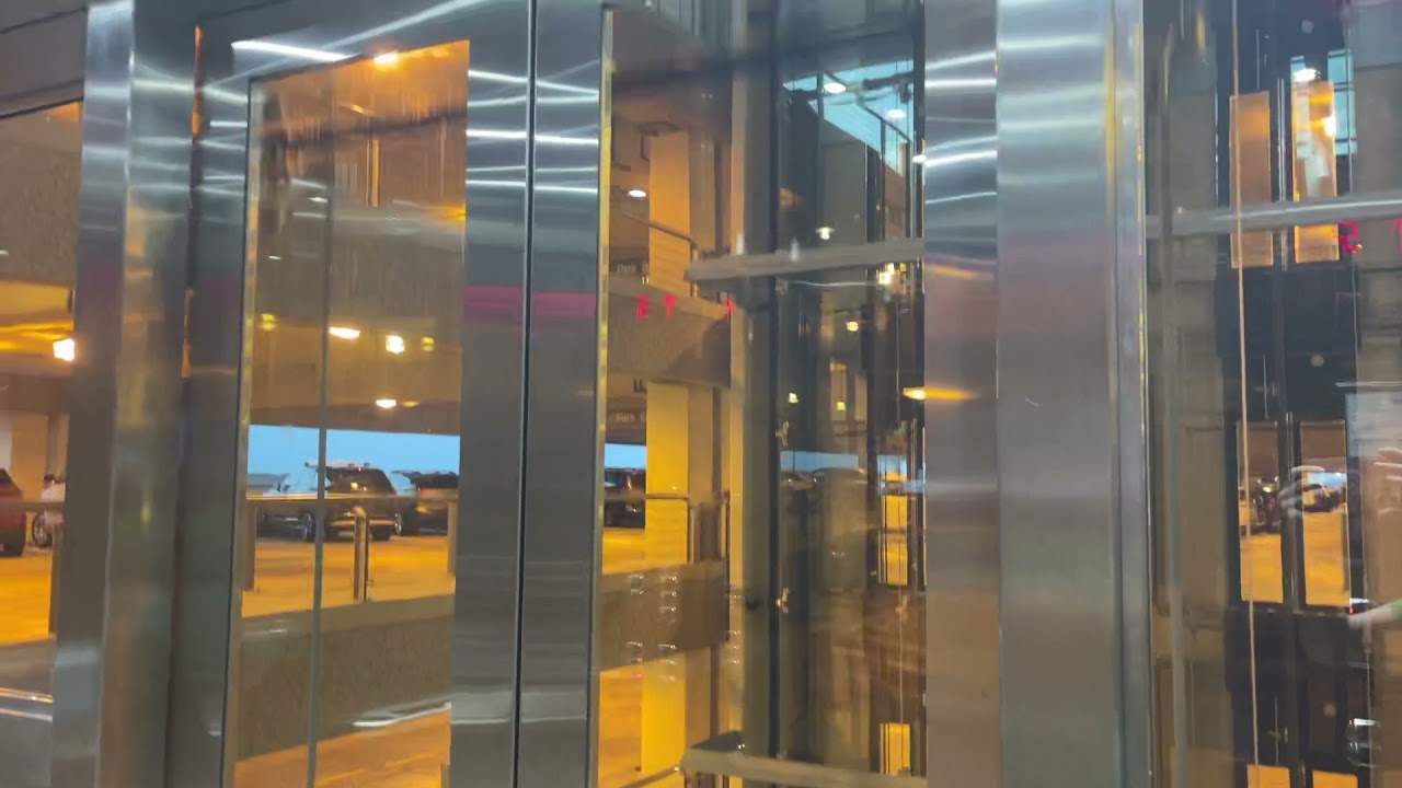 Talking Schindler traction elevators at RDU airport parking Garage ...