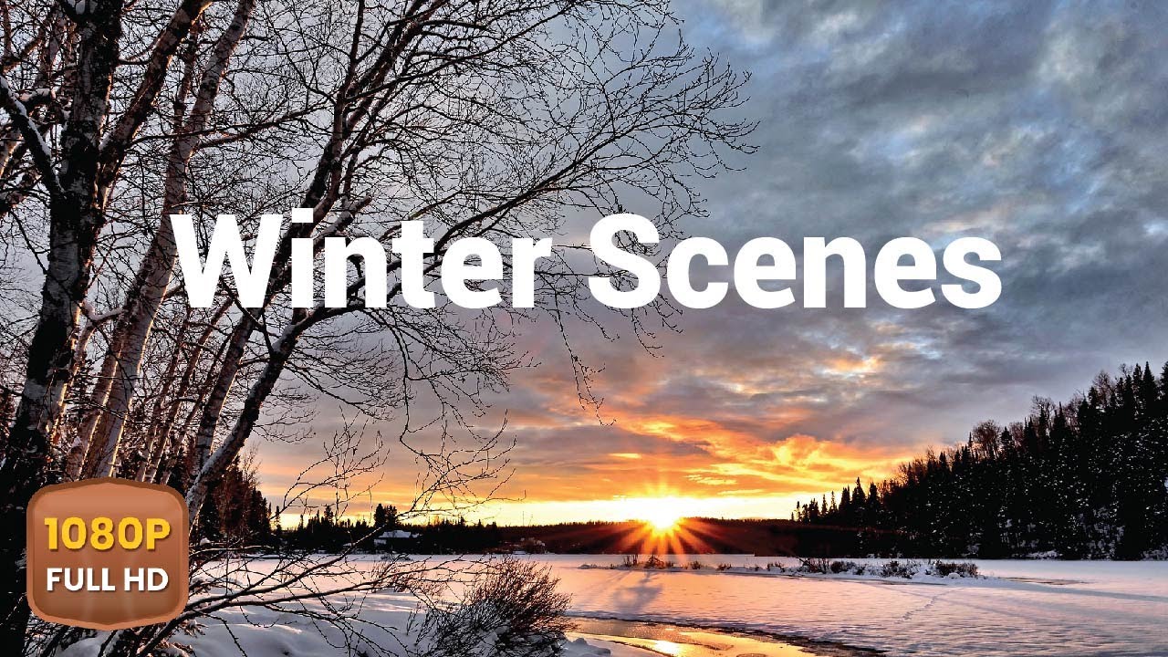 Calm Piano Music with Beautiful Winter Videos • Soothing Music for ...
