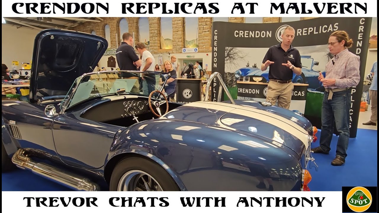 Crendon Replicas stand tour at National Kit Car Show 2023, in Malvern ...