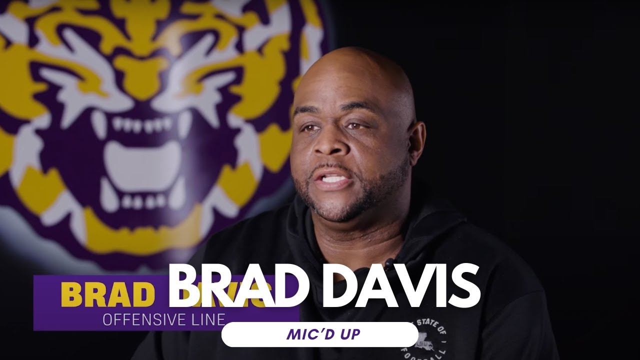 Brad Davis Mic Up - 2024 LSU Football - YouTube