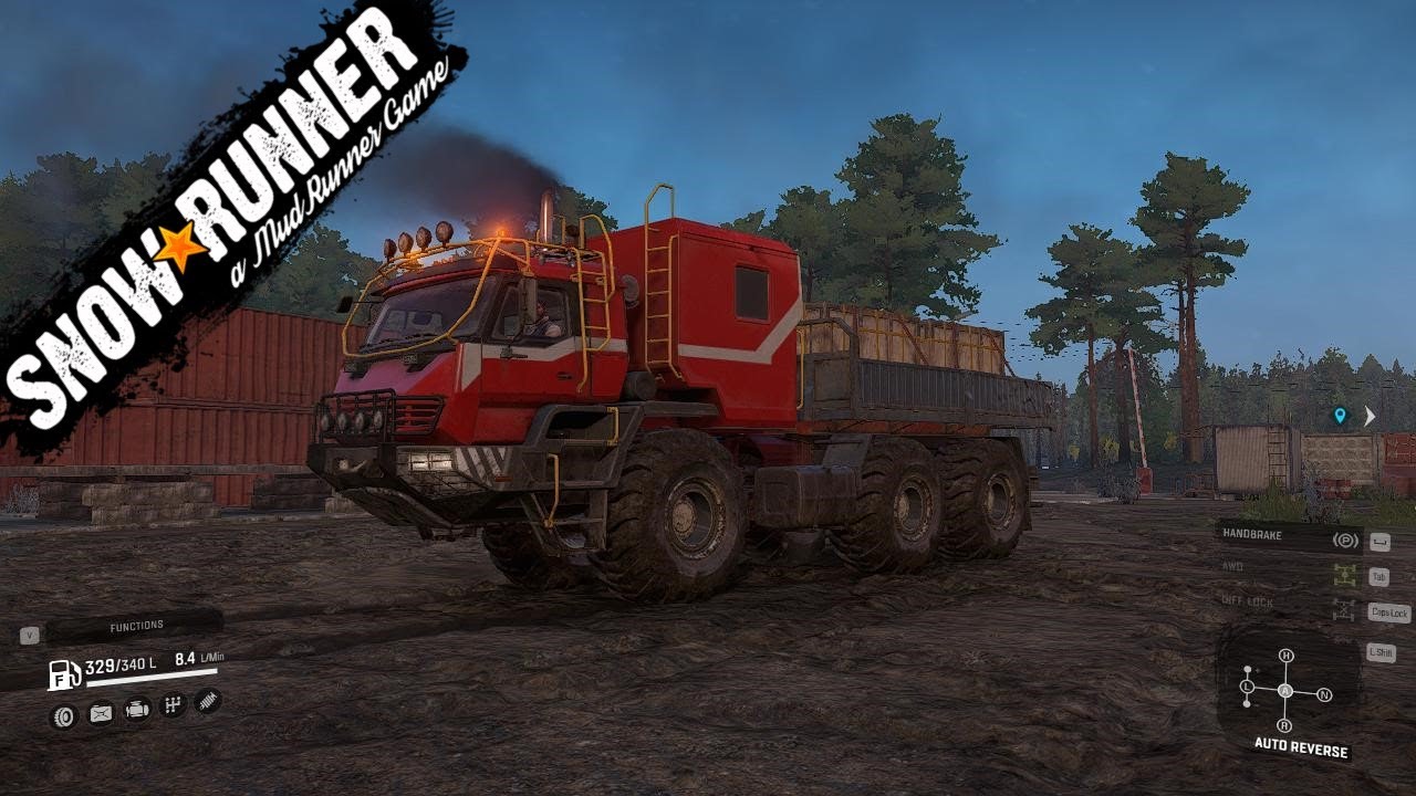 SnowRunner Contest Shipwreck Taymyr Quarry - YouTube