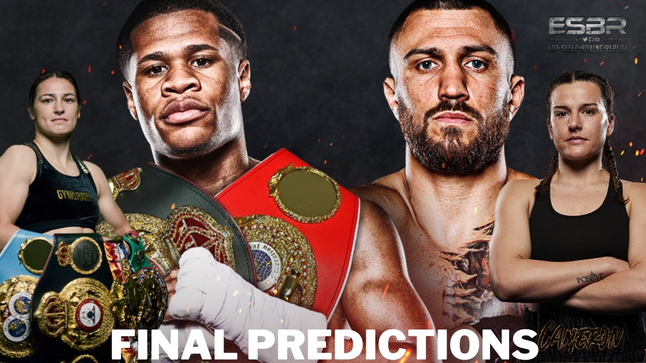 HANEY VS LOMACHENKO & TAYLOR VS CAMERON FINAL PREDICTIONS!! 🔮 - YouTube