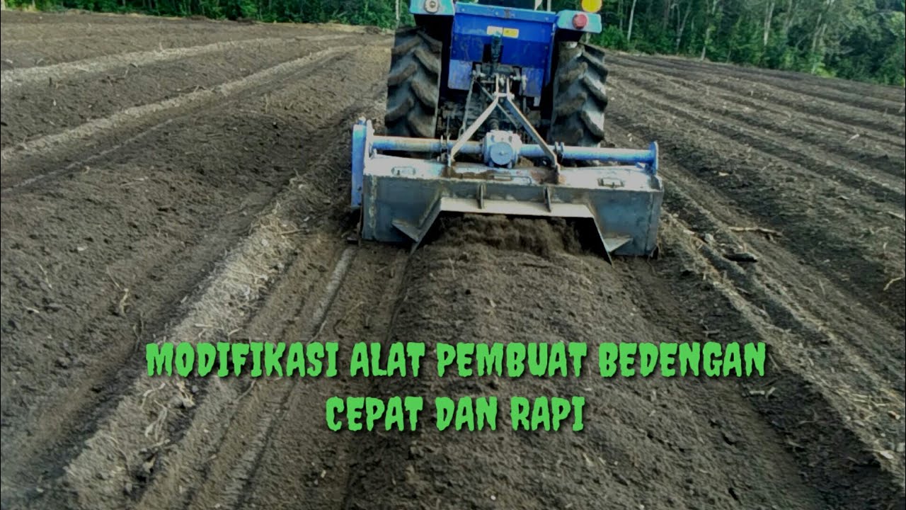 Modifikasi alat pembuat bedengan - YouTube