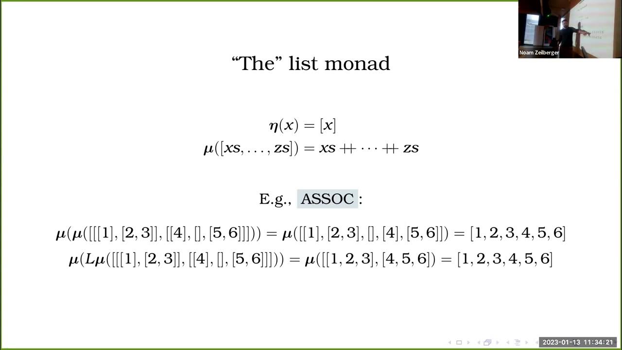Maciej Piróg, "Counting Monads on Lists" - YouTube