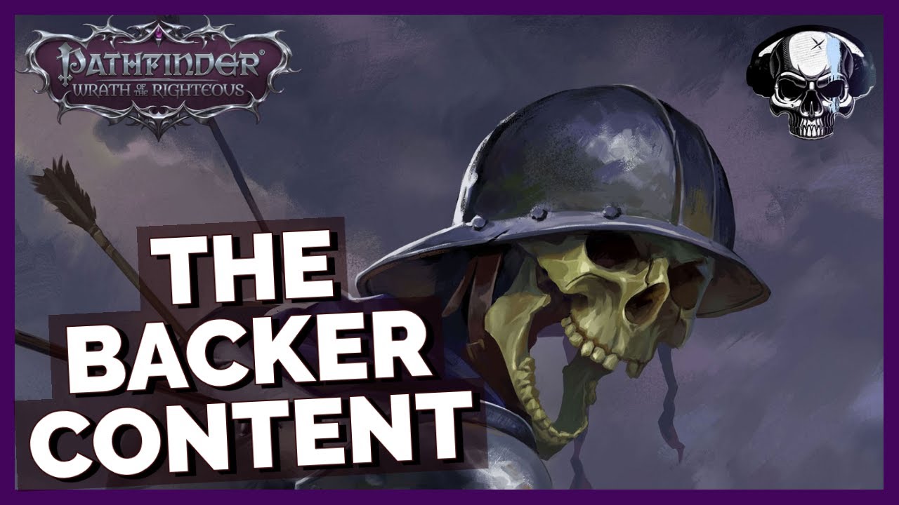 Pathfinder: WotR - The Kickstarter Backer Content (Quests, Items, NPCs ...