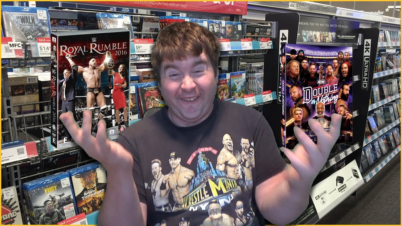 My Collection Of Wrestling DVDs & VHS Tapes | Sick WWF Crate - YouTube