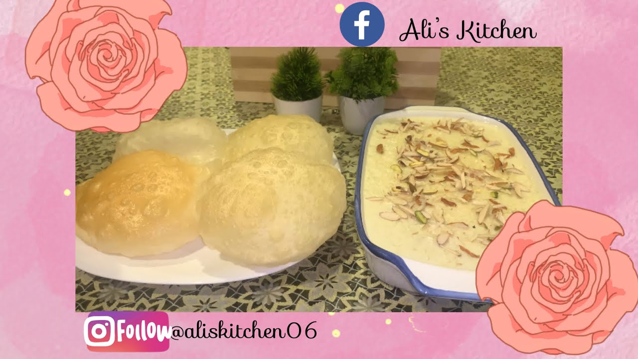 Kheer Poori Recipe by Ali’s Kitchen 🤍 - YouTube