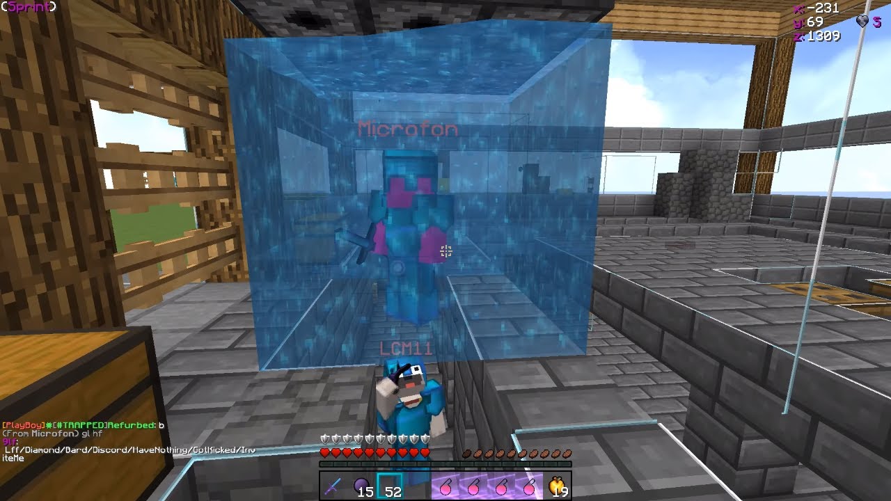 NEW FISH TANK HCF TRAP **NOOBS TROLLED** | Minecraft HCF - YouTube