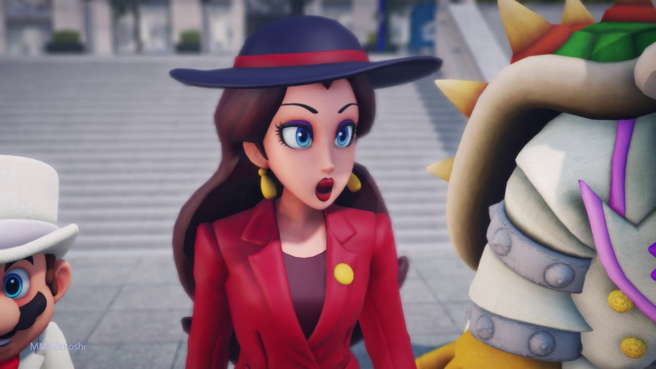 【MMD Mario Odyssey】Miracle Paint【Mario, Pauline, Bowser】 - YouTube