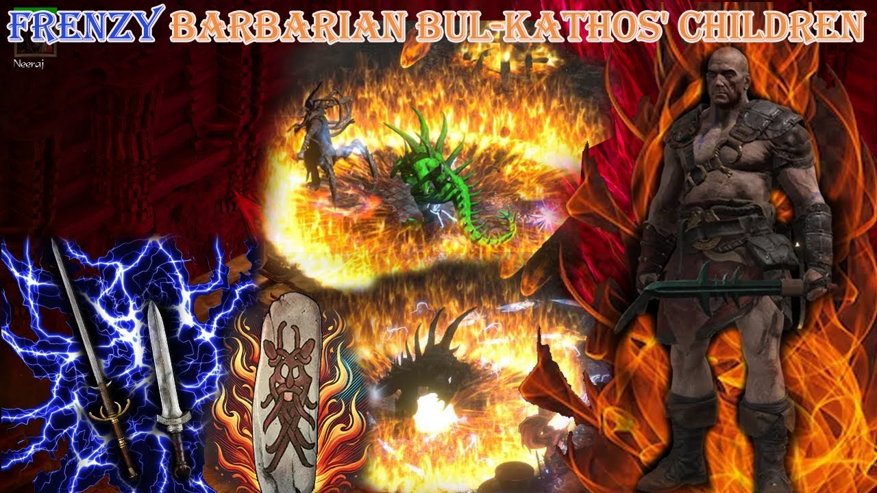Frenzy Barbarian Bul-Kathos' Children Set Uber Tristram in Diablo 2 ...